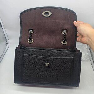 Coach | Bags | Coach Soft Parker Shoulder Bag 75575 Black | Poshmark